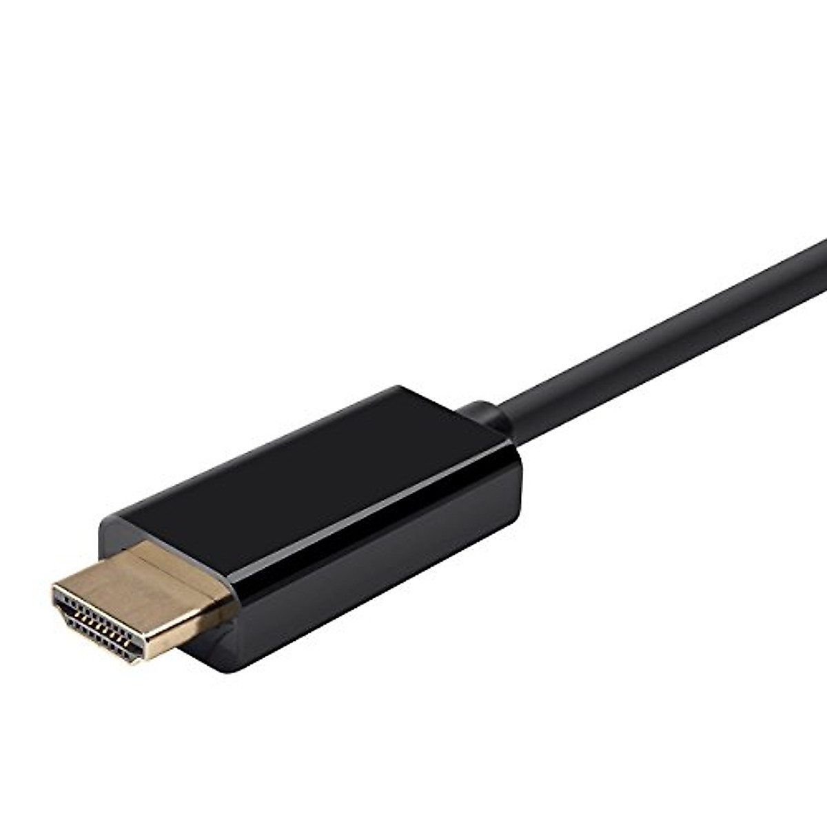 Monoprice Mini DisplayPort 1.2a to HDTV Cable - 6 Feet - Black | Supports Up to 4K Resolution And 3D Video - Select Series