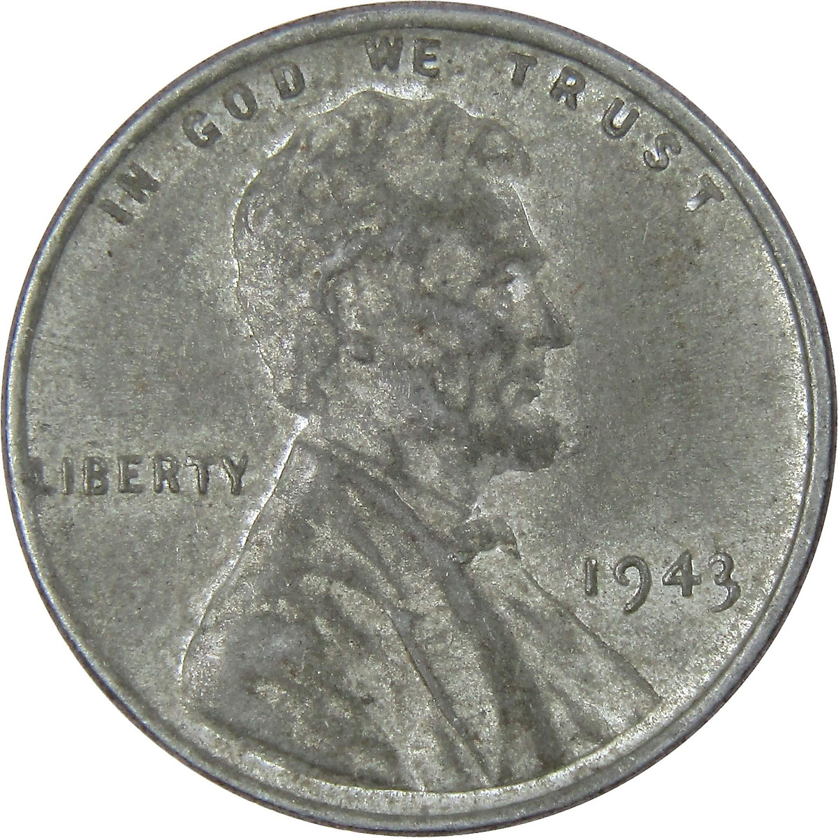 1943 Lincoln Wheat Cent AG About Good Steel Penny 1c Coin Collectible