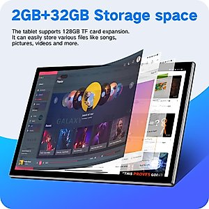 Android Tablet 10 Inch, WiFi Tablets PC with 13MP Dual Cameras, Octa Core Processor 5G Phone tablet, 32GB Storage,1280*800 IPS HD Display, Android 9.0 OS, GMS Certified, 5G WiFi, Bluetooth, GPS -Grey
