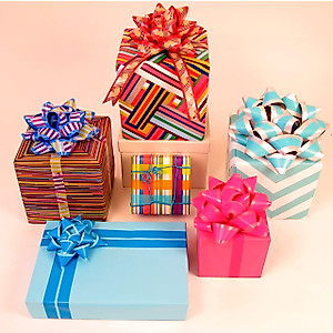 Scotch Expressions Washi Tape Multi Pack, 8 Rolls, Great for Gift Wrapping, Metallic Dots and Stripes Collection