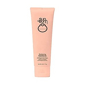 Sun Bum Skin Care Brightening Face Scrub | Vegan and Cruelty Free Exfoliating and Smoothing Scrub with Vitamin C | 4 oz