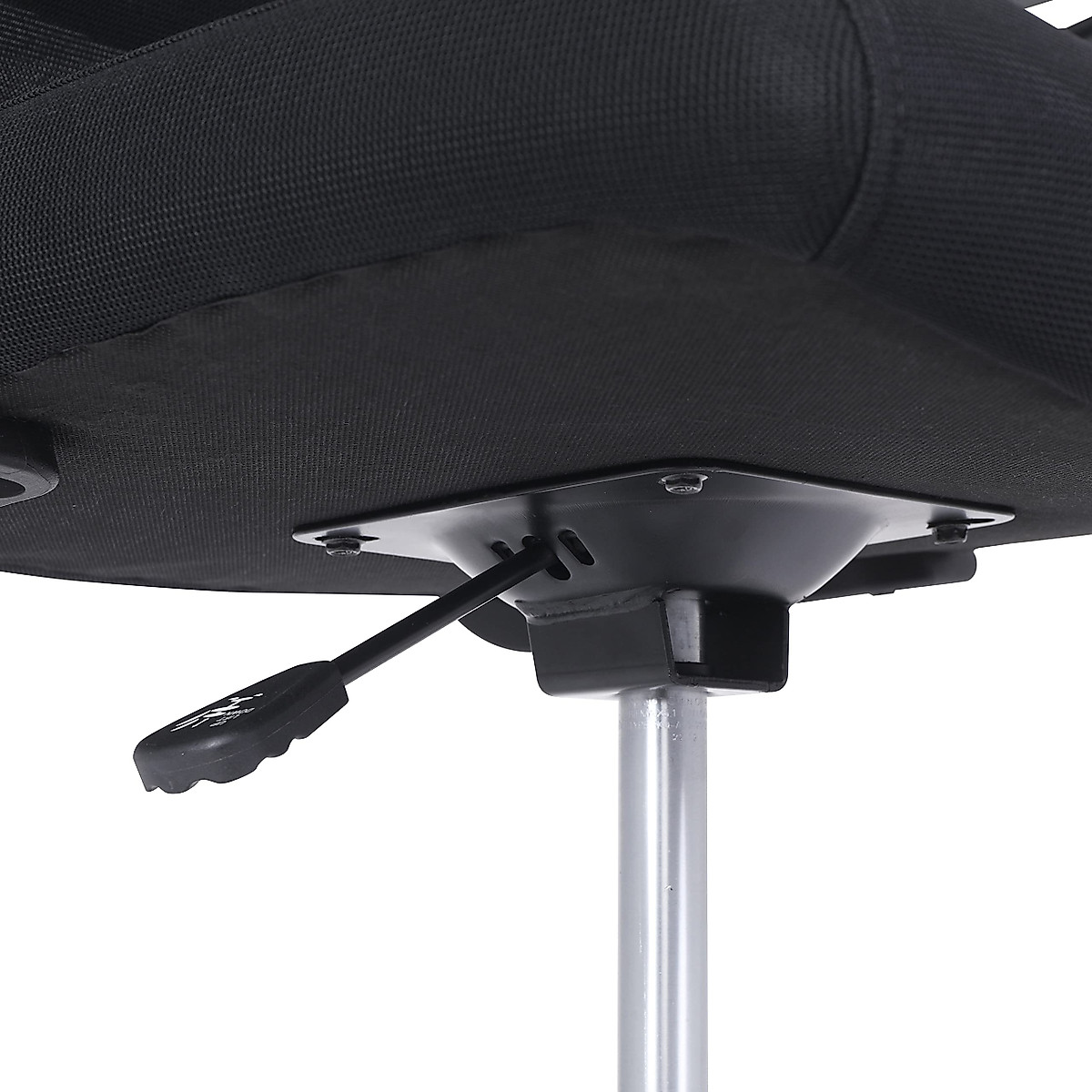 Amazon Basics Mid-back Mesh Office Drafting Chair Stool with Adjustable Footrest, Flip-Up Arms