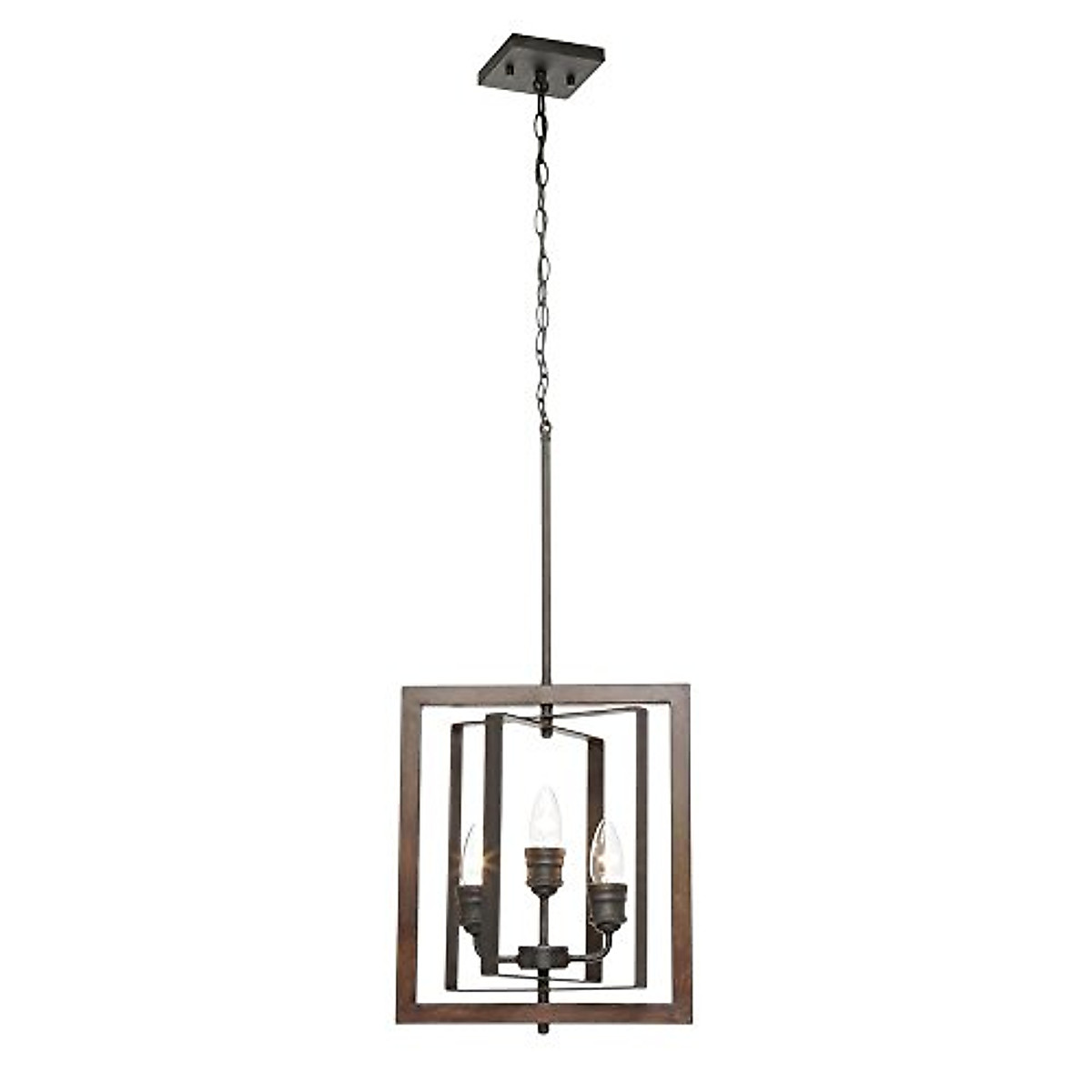 HomeDecorators Collection7921HCD Palermo GroveCollection3-LightGildedIronPendant