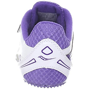 Saucony Women's Spitfire 2, White/Purple, 10 M US