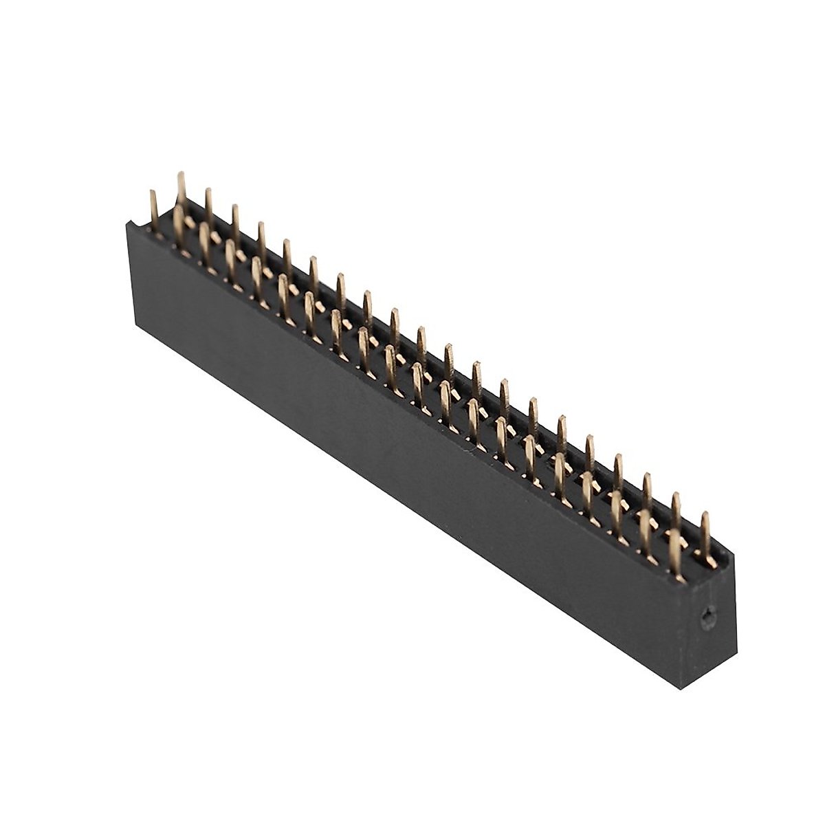 5Pcs Female Pin Headers, 2x20 Pins 2.54m Dual Row Short Pin Headers Connector, PCB Board Pin Header Strip for Raspberry Pi
