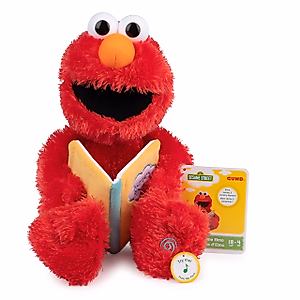 GUND Sesame Sesame Street Official Nursery Rhyme Elmo Animated Muppet Plush, Premium Plush Sensory Toy for Ages 18 Months & Up, Red, 15”