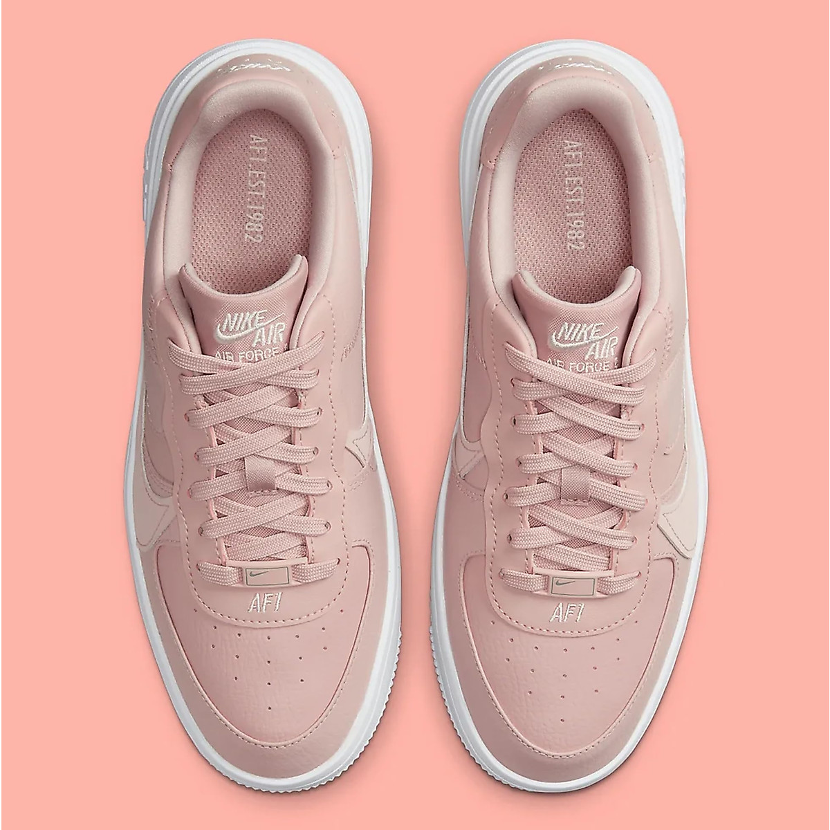 Nike Women's Air Force 1 PLT.AF.ORM Pink Oxford/Light Soft Pink (DJ9946 602) - 7.5