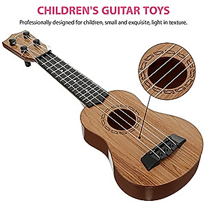 COHEALI Kids Toy Ukulele 4 String Toy Guitar Small Classical Ukulele Gift Musical Instruments for Boys Girls Kids Christmas Stocking Stuffers