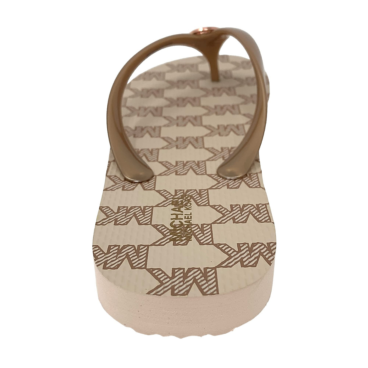Michael Kors Flip-Flop Stripe EVA (Soft Pink/Rose Gold, us_footwear_size_system, adult, women, numeric, medium, numeric_11)
