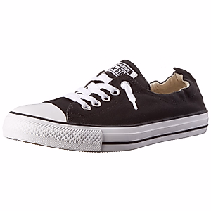 Converse Women's Chuck Taylor All Star Shoreline Linen Slip on Sneaker (7.5, Black/White, Numeric_7_Point_5)