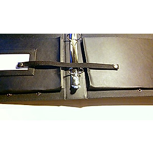 MSP Professional (9.5" x 12") Elastic Music/Choral Folder w/Handle & Detachable Strap + Bonus Set of Stray -MSP200 (Music Folder with 9 Elastic Cords)
