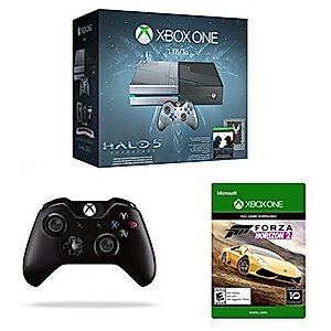 Xbox One 1TB Console - Halo 5: Guardians Limited Edition Bundle + Xbox One Wireless Controller + Forza Horizon 2 [Emailed Digital Code]