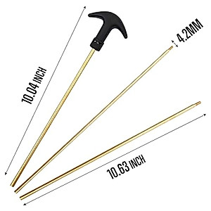 GLORYFIRE Gun Cleaning Rod Brass Rifle Cleaning Rod