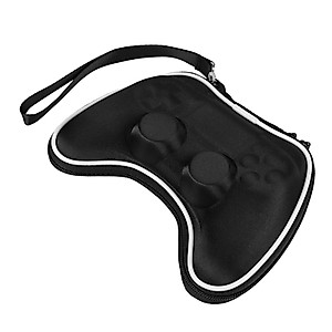 Kuuleyn PS4 Controller Travel Bag, Gaming Console Bag, PS4 Gamepad Storage Case, Shockproof Travel Bag Portable Storage Case Fit for Playstation 4 PS4 Controller Gamepad Black