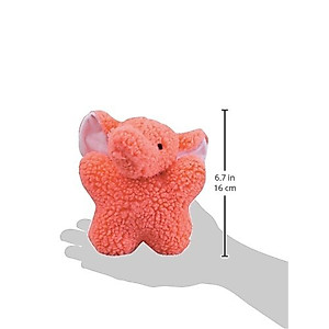 Zanies Cuddly Berber Baby Elephant Dog Toys, Pink 8-Inch
