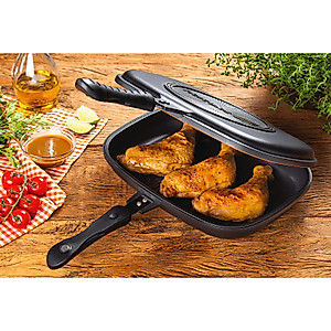 Mundial Hercules collection, Double Sided Cast Aluminum Skillet - Non-Stick Omelette Pan, Perfect for Frittata, Professional Grade, 2 Quarts