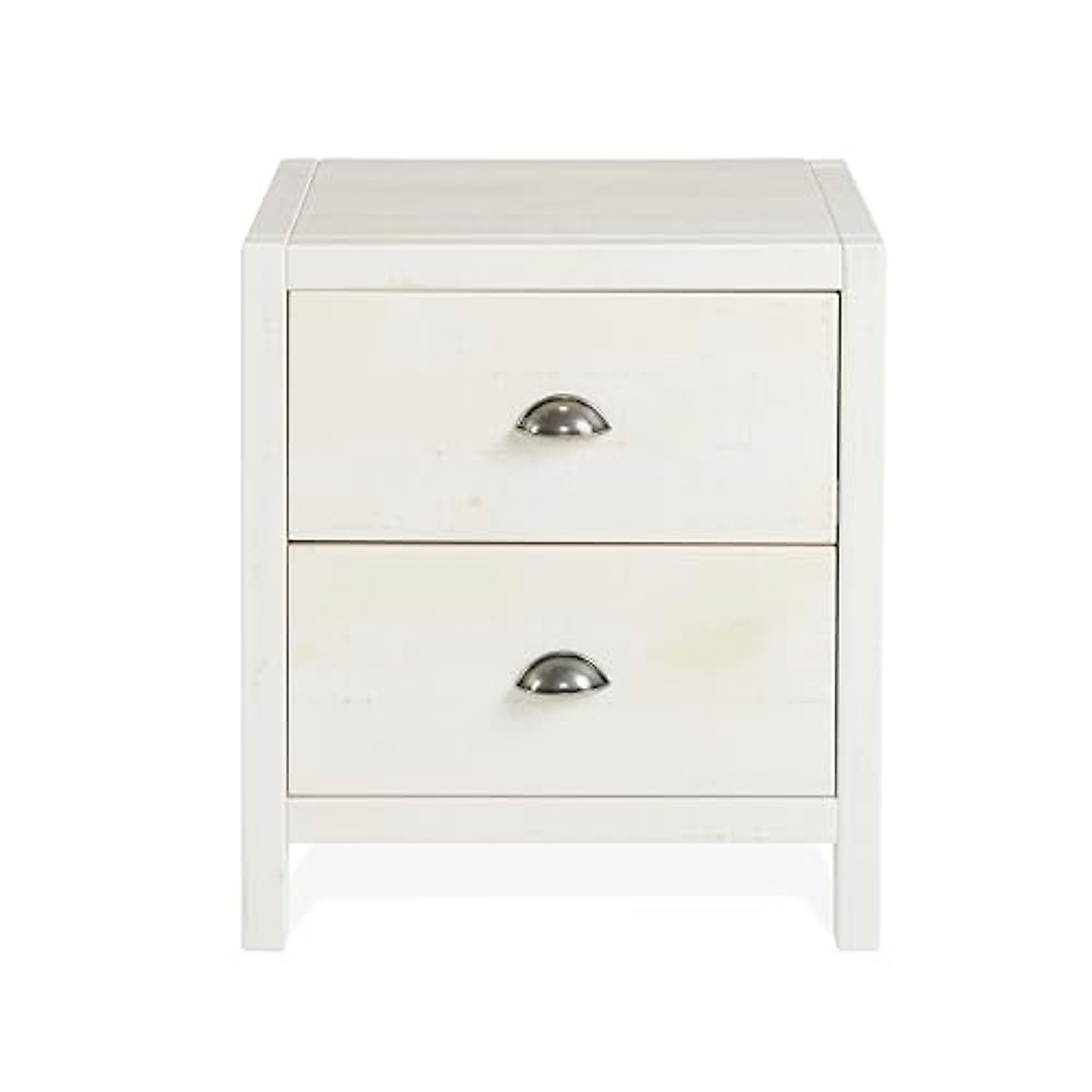Camaflexi Hampton Solid Wood Nightstand, Coastal White