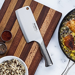 Global Meat Cleaver, 6 1/2", 16cm, Silver