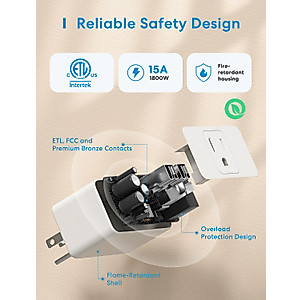 Meross Smart Plug Mini, 15A & Reliable Wi-Fi, Support Apple HomeKit, Siri, Alexa, Echo, Google Assistant and Nest Hub, App Control, Timer, No Hub Needed, 2.4G WiFi Only, 2 Pack