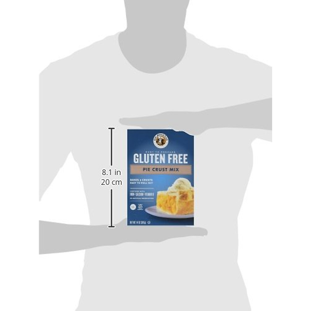 King Arthur Flour Gluten Free Pie Crust Mix, Packaging May Vary, 14 Oz