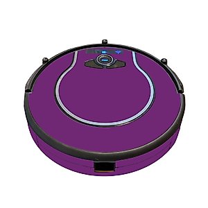 MightySkins Skin Compatible with Shark Ion Robot 750 Vacuum - Solid Purple | Protective, Durable, and Unique Vinyl Decal wrap Cover | Easy to Apply, Remove, and Change Styles | Made in The USA