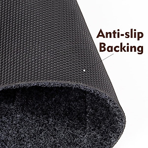 2 Pack Front Door Mat Outdoor, Absorbent Door Mat Indoor 30x17 inches Non-Slip Entrance Shoes Off Doormat for High Traffic Areas, Waterproof & Heavy Duty & Low-Profile