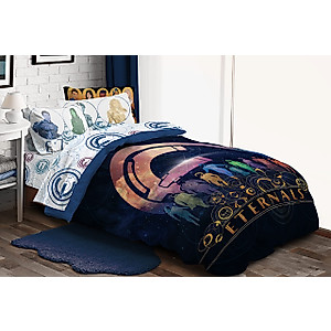 Jay Franco Marvel Eternals Space Force 7 Piece Queen Size Bed Set - Includes Comforter & Sheet Set Bedding - Super Soft Fade Resistant Microfiber (Official Marvel Product)