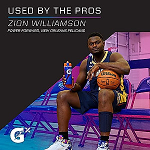 Gatorade Gx Hydration System, Non-Slip Gx Squeeze Bottles, Marble Blue