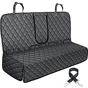 URPOWER Waterproof Dog Car Seat Cover for Back Seat for Cars, SUVs &Trucks Compatible for Armrest, Nonslip Car Seat Protector for Pets and Child,
