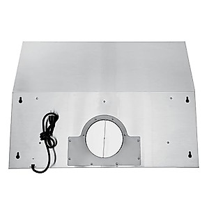 COSMO COS-KS6U30 30 in. Haven Collection 500 CFM Ducted Under Cabinet Range Hood, Touch Controls, LED Lights, Stainless Steel, 30 inch