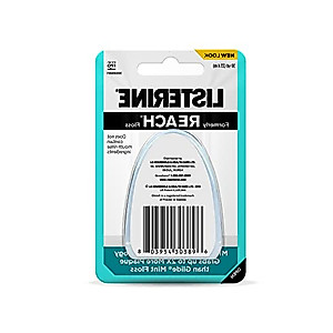 Listerine Ultraclean Waxed Mint Dental Floss | Effective Plaque Removal, Teeth & Gum Protection | Shred-Resistant for Thoroughly Clean in Tight Area, PFAS FREE | 30 Yards, 1 Pack