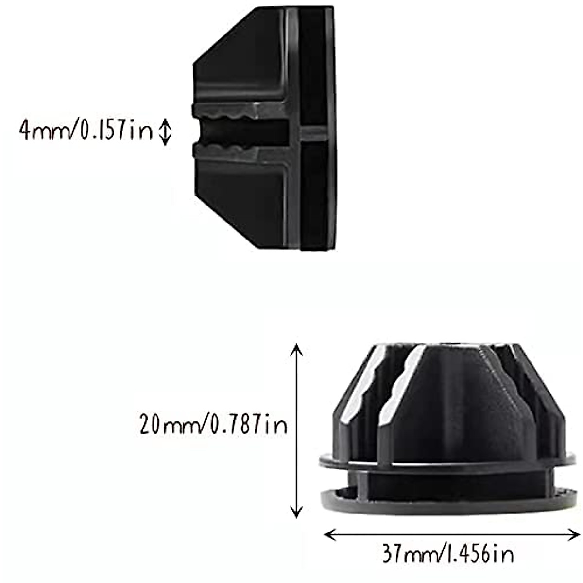 PETIT MANON Wire Cube Connectors - 24 PCS Wire Grid Cube Plastic Connectors for Wire Storage Cubes/Modular Closet/Wire Shelving