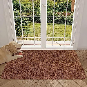 RugMast Indoor Door Mat for Entryway, 20" x 30" Washable, Non Slip Super Absorbent Microfiber Rugs for Entryway, Low Profile