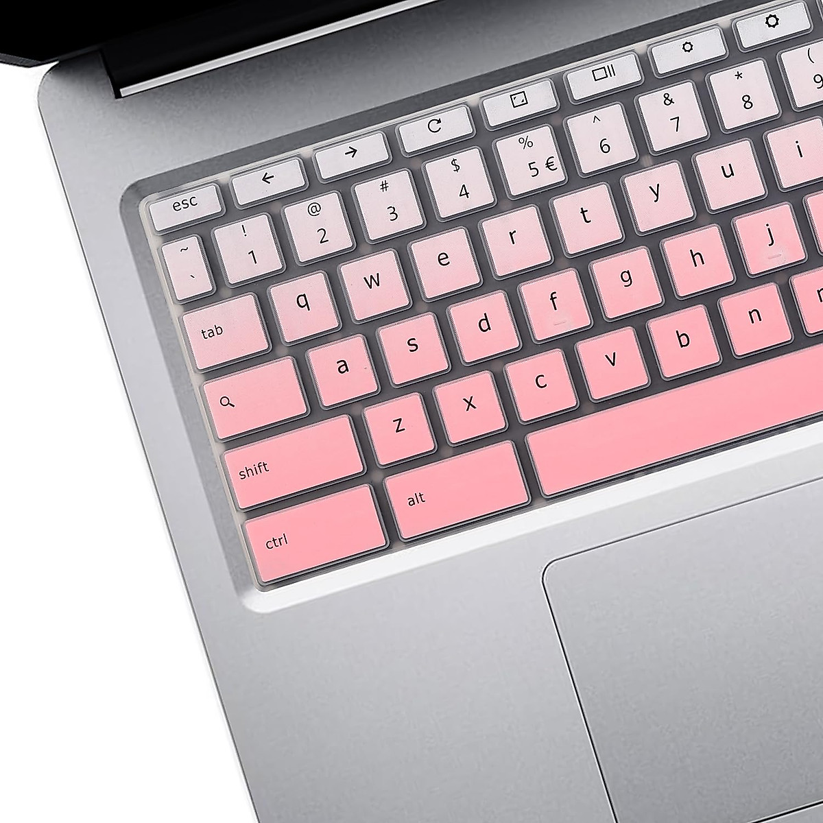 Keyboard Cover Skin for Acer Chromebook 315 CB315 & Acer Chromebook 715 CB715 15.6 inch with Numeric Keypad, Acer Chromebook 317 CB317 17.3" Keyboard Skin Protector-Ombrepink