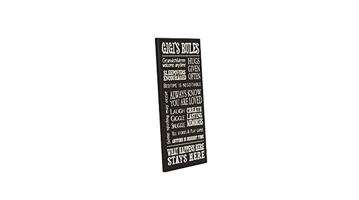 My Word! Gigi's Rules Decorative Sign - Charming Wall Art for Gifting