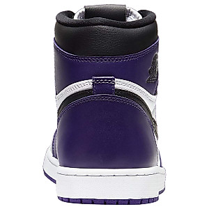 AIR JORDAN Nike Men's 1 Retro High OG Court Purple 2.0", Court Purple/White/Black, 8.5