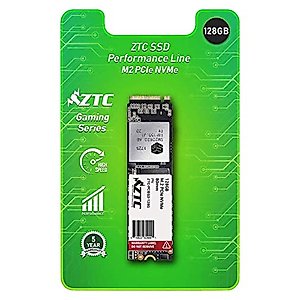 ZTC 128GB M.2 NVMe PCIe 80mm SSD Astounding Performance and High-Endurance Great Upgrade for Gaming Model ZTC-PCIEG3-128G