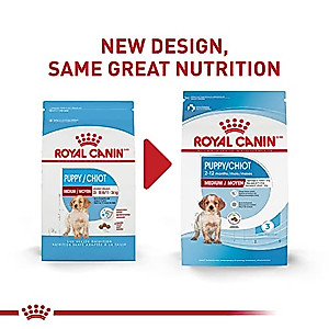 Royal Canin Medium Puppy Dry Dog Food, 17 lb bag