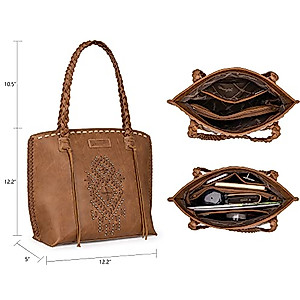 Montana West Wrangler Purses and Handbags for Women Top Handle Ladies Shoulder Bag