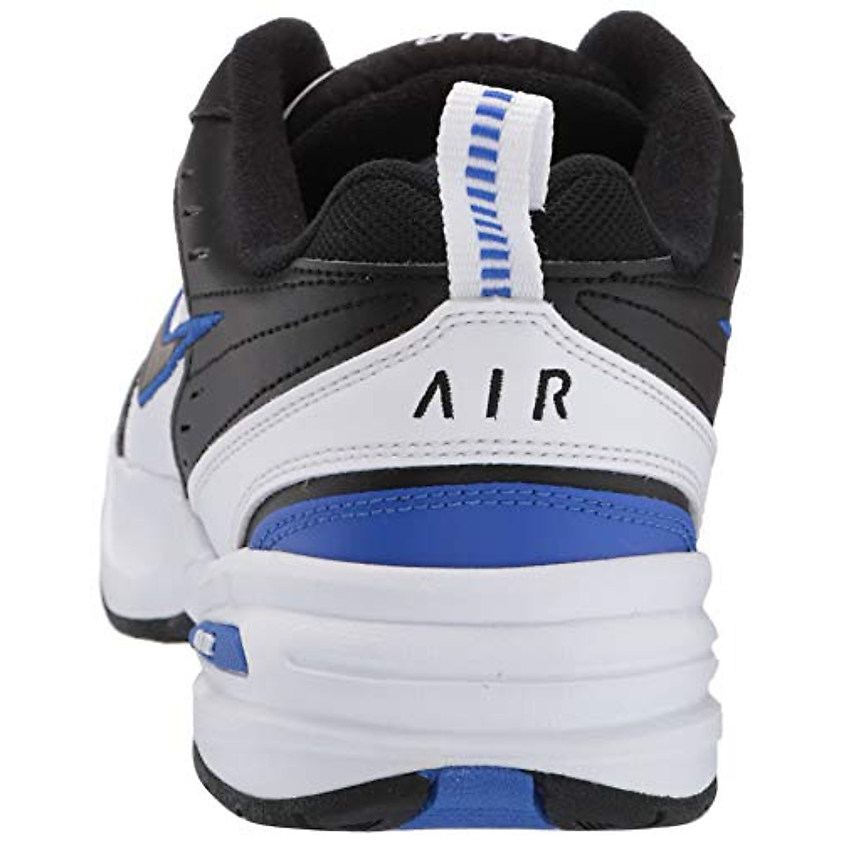 Nike Men's Air Monarch IV (4E) Cross Trainer, Black/Black-White-Racer Blue, 9