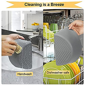 YQL Silicone Slow Cooker Liner, Slow Cooker Divider Liner Fit for Crockpot & Hamilton Beach 6-7QT Reusable Slow Cooker Liner for Most 6 Quart Slow Cooker(Upgraded Thick)