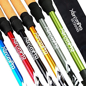 2 Pcs Trekking Poles,Aluminum Lightweight Collapsible Hiking Poles for Women,Walking Sticks for Hiking Carbon Fiber(Black)