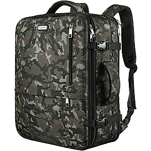 Mogplof Carry on Backpack Flight Approved, 40L Travel Backpack for Men, Extra Large Expandable Backpack Suitcase, Water Resistant Backpack Luggage for Travel Perfect Fit for 17 Inch Laptop