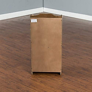 Sunny Designs Sedona Trash Box, Rustic Oak Finish