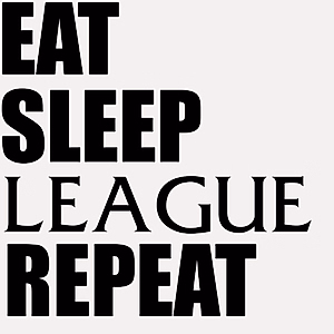 CafePress Eat Sleep League Repeat Unique and Funny Shot Glass