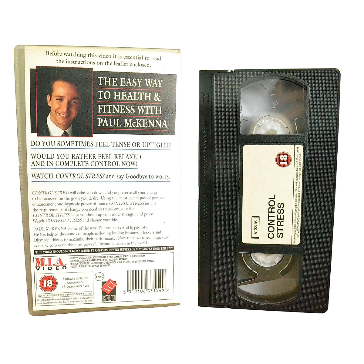 Paul Mckenna's Easy Way To Control Stress [VHS]