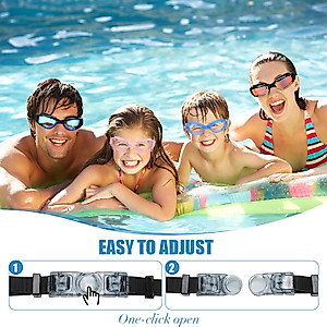 Konohan 8 Pack Swim Goggles No Leaking Swimming Goggles for Adult UV Protection Pool Goggles with Nose Clip Earplug(Cute Colors)
