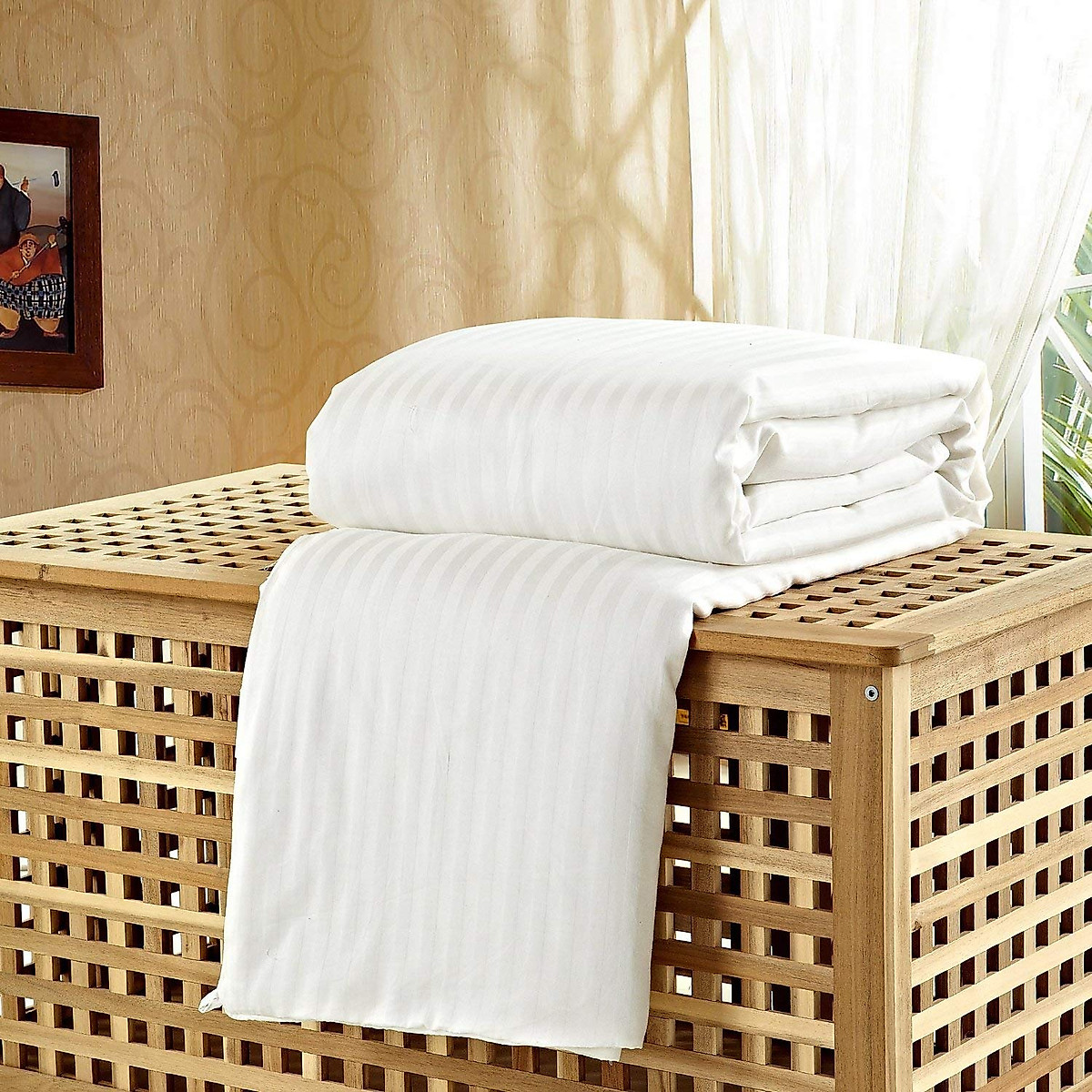 MOON'S SLEEPWARES Combine Set Full Size 100% Pure Long Grade Mulberry Silk Comforter Silk Filled Comforter Silk Quilt Silk Duvet (79 X 79 Inches / 200 X 200 cm) SFDWH200x200-1+2