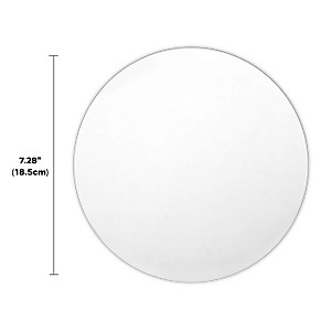 EISCO Premium Qualitative Filter Paper, 100 Pack - 7.28" (18.5cm)