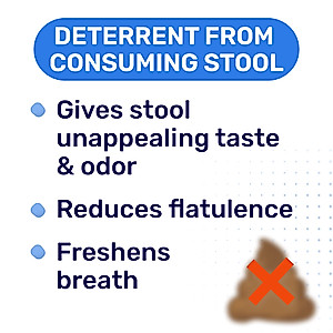 PAWFECTCHEW No Poop Eating for Dogs - Stop and Prevent Coprophagia - Dog Poop Eating Deterrent & Prevention - Digestive Enzymes + Probiotics for Gut Health - Breath Freshener - 120 Chews